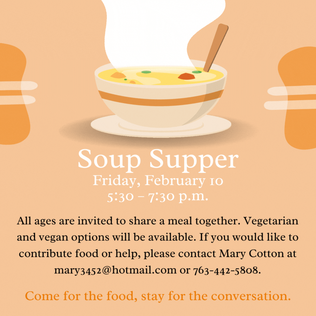 Soup Supper – Friday, February 10 | UUCM Happenings