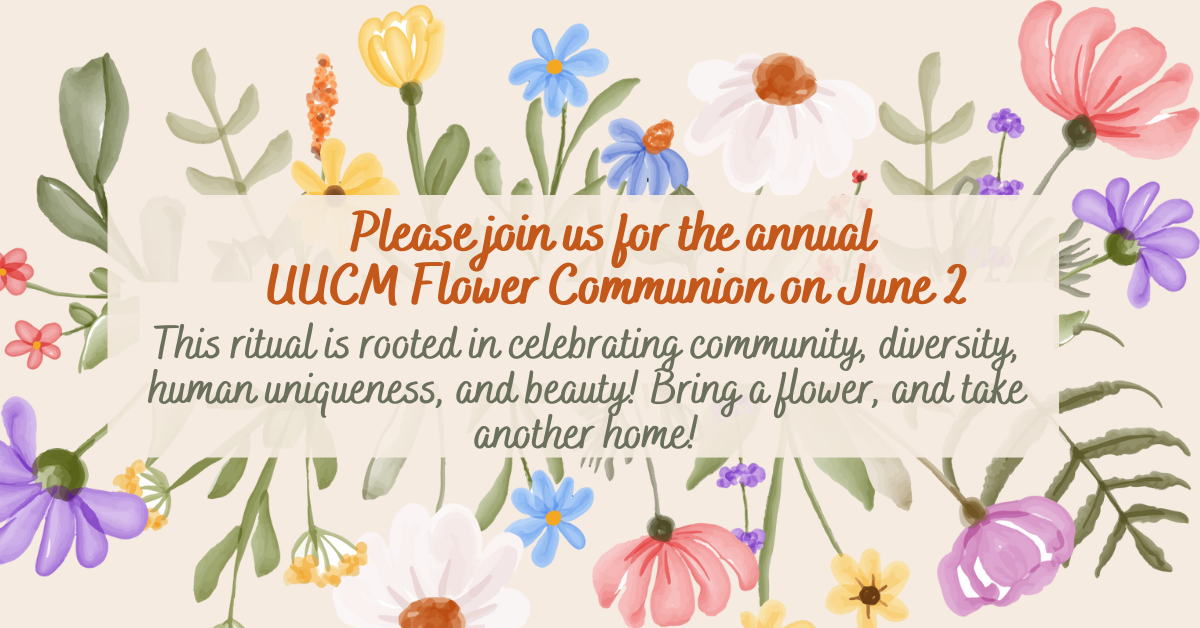 Save the Date: UUCM Flower Communion! | UUCM Happenings